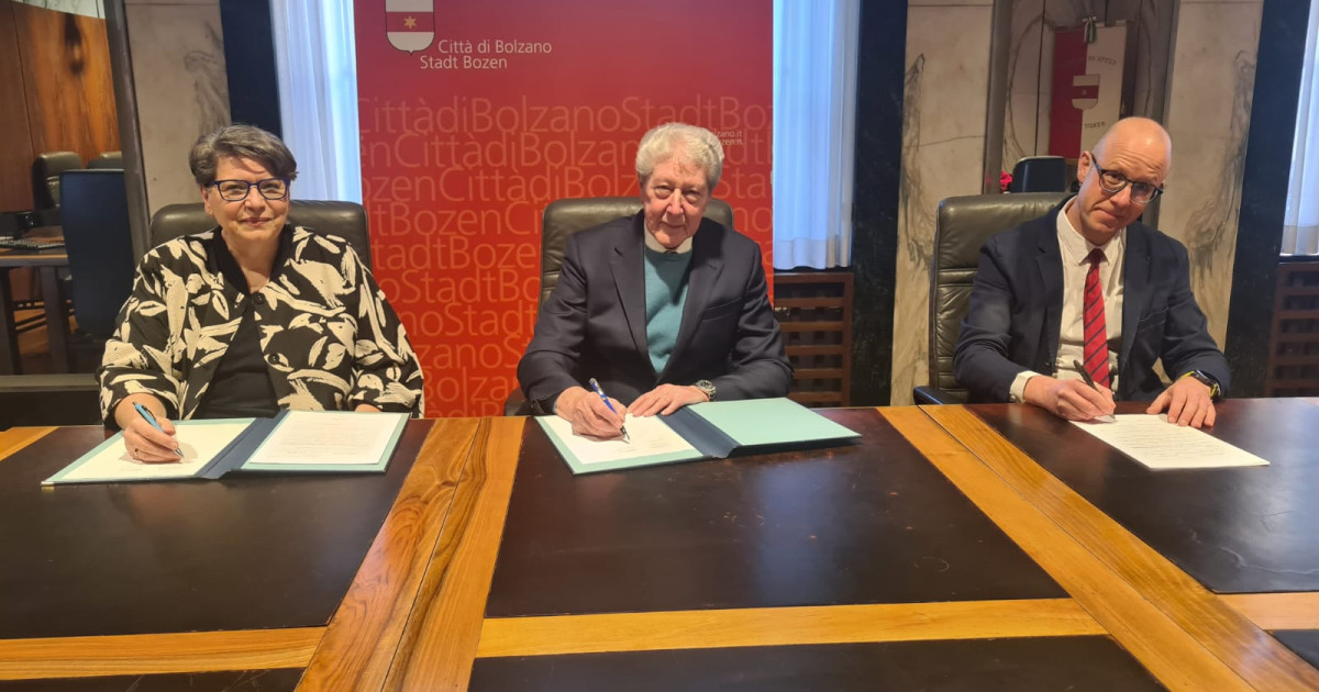 Collaborazione Città di Bolzano-Università. Rinnovata la convenzione ...